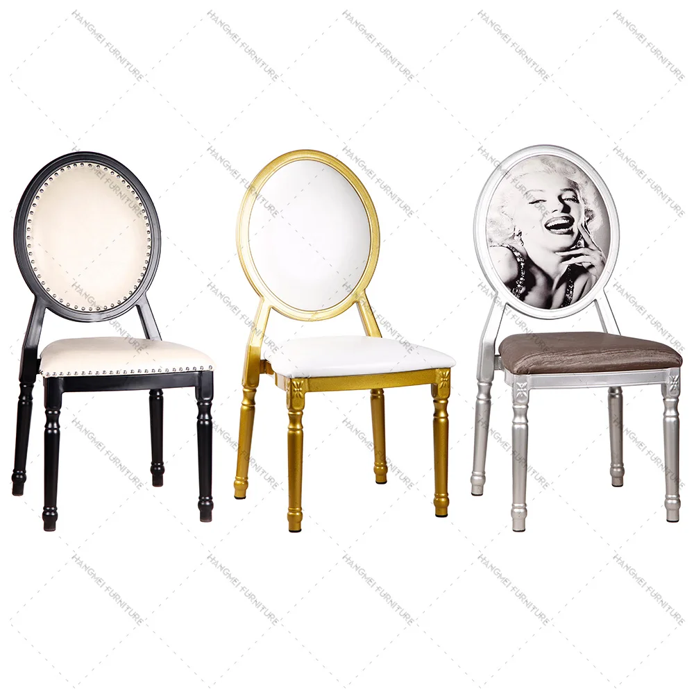 Round Back Luxury Gold Wedding Chair For Event - Buy Round Back Luxury ...