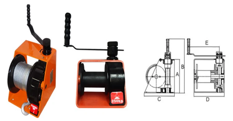 Portable Mini Manual Winch - Compact & Lightweight Power