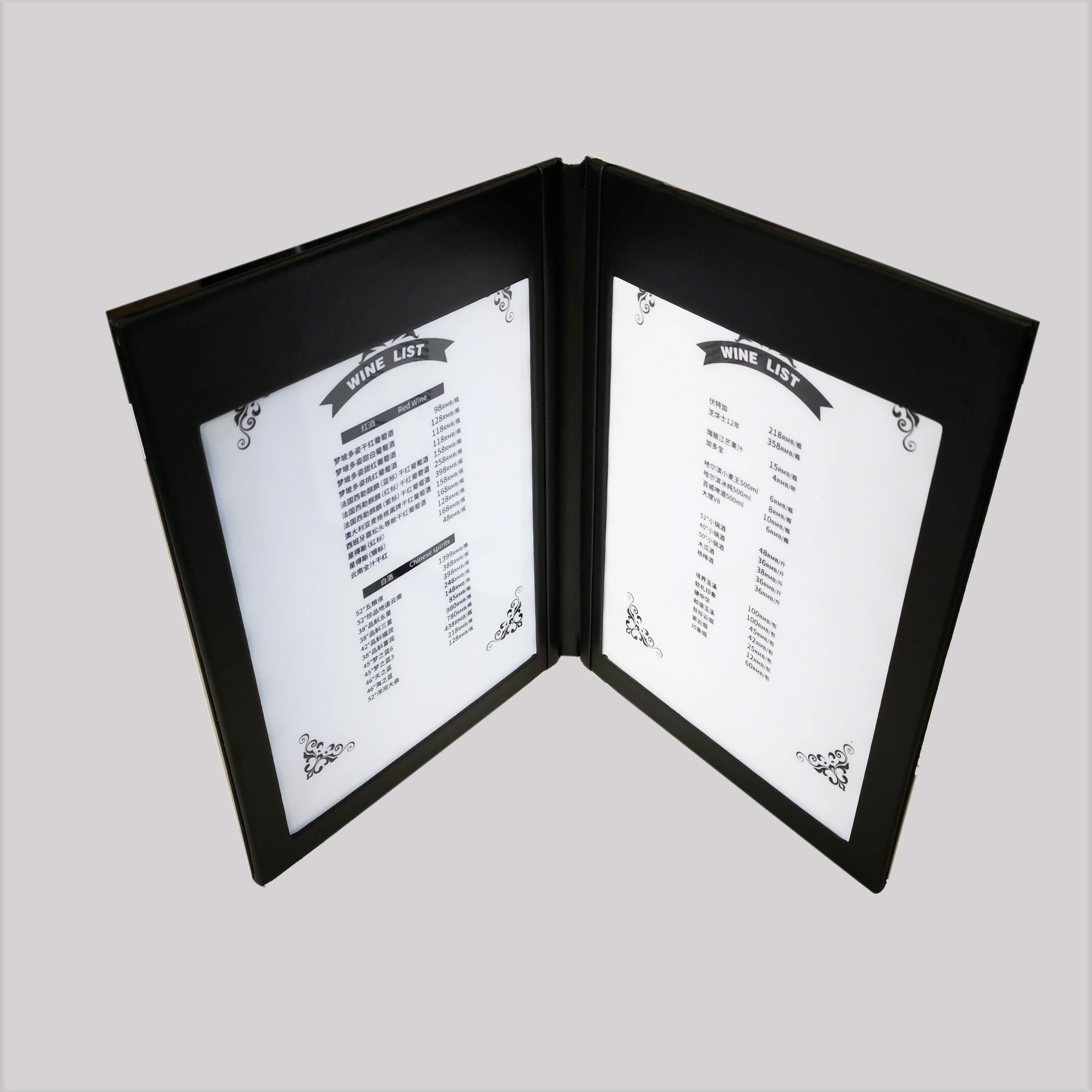 2020 Restaurant LED Menu Book Stand - High Class & Customizable