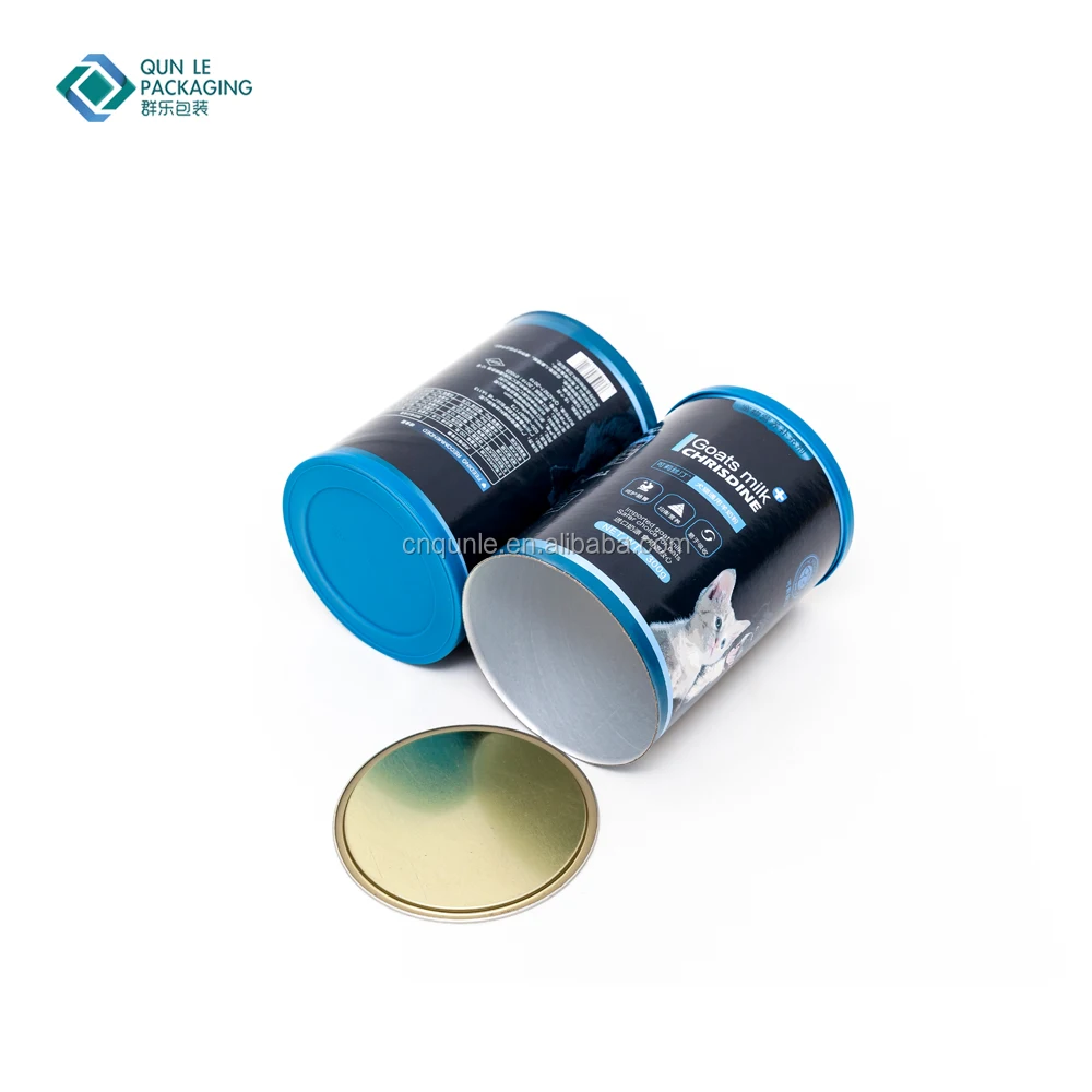 Custom Food Grade Composite Paper Cans for Packaging