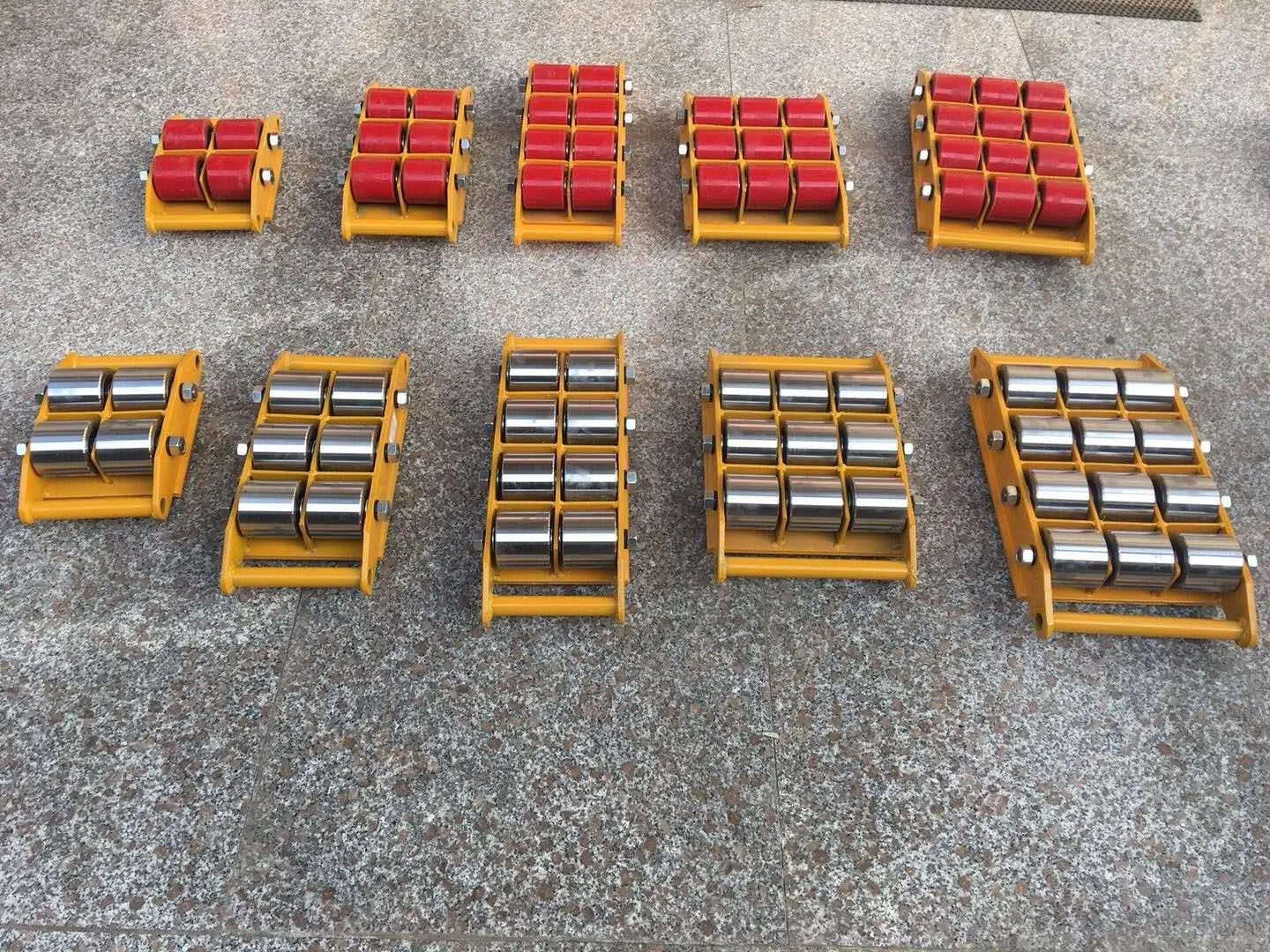 80T Heavy Duty Cargo Trolley Roller Skids - Durable & Efficient