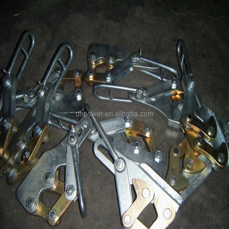 Overhead Transmission Line Stringing Tool Ground Wire Come Along Clamp ...