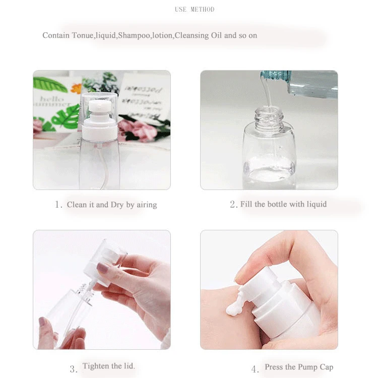PETG Spray Fragrance Bottle Empty 30ml 60ml 100ml Travel Cosmetic UPG Sub Small Fine Mist ...