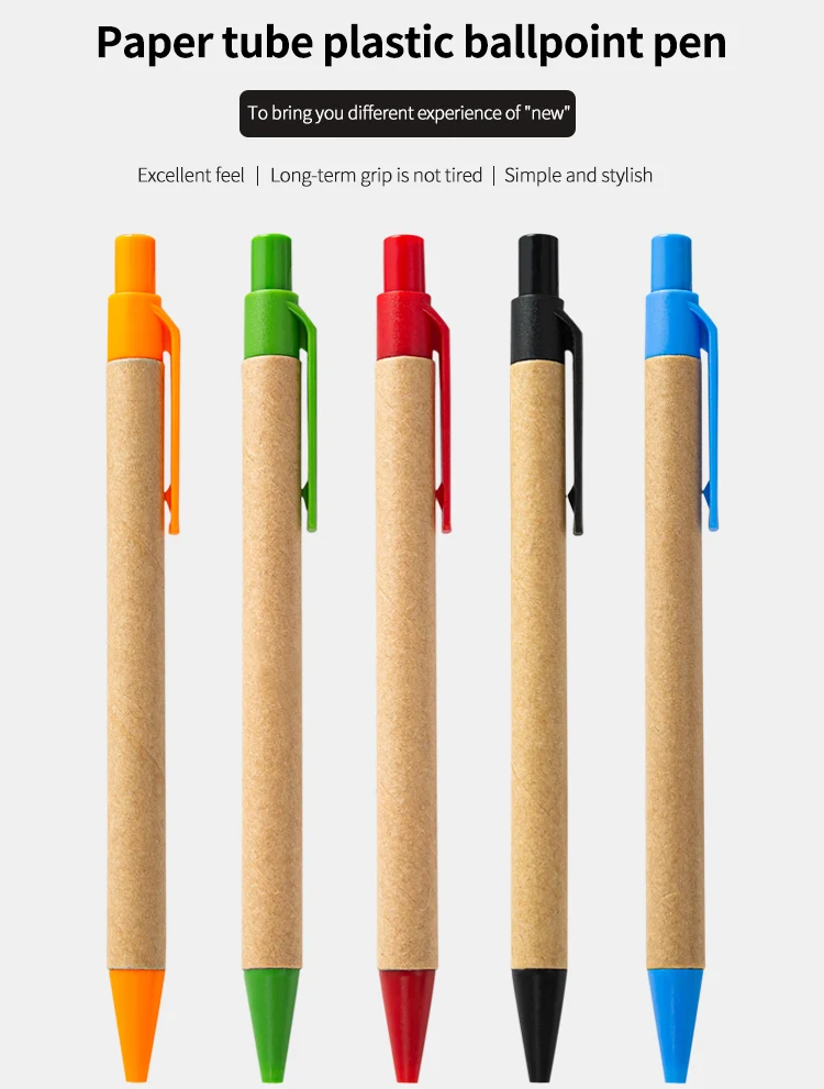 Promotional Custom Recycled Paper Ball Pen - Eco-friendly