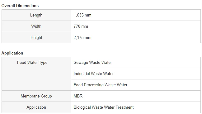 MEMBRAY Toray MBR Membrane OVERVIEW NHP210 SERIES NHP210-300S| Alibaba.com