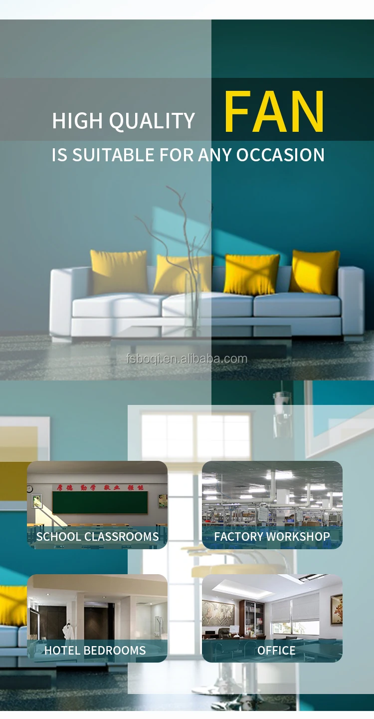 16 Inch Orbit Fan - Powerful 360 Degree Oscillating Ceiling Fan