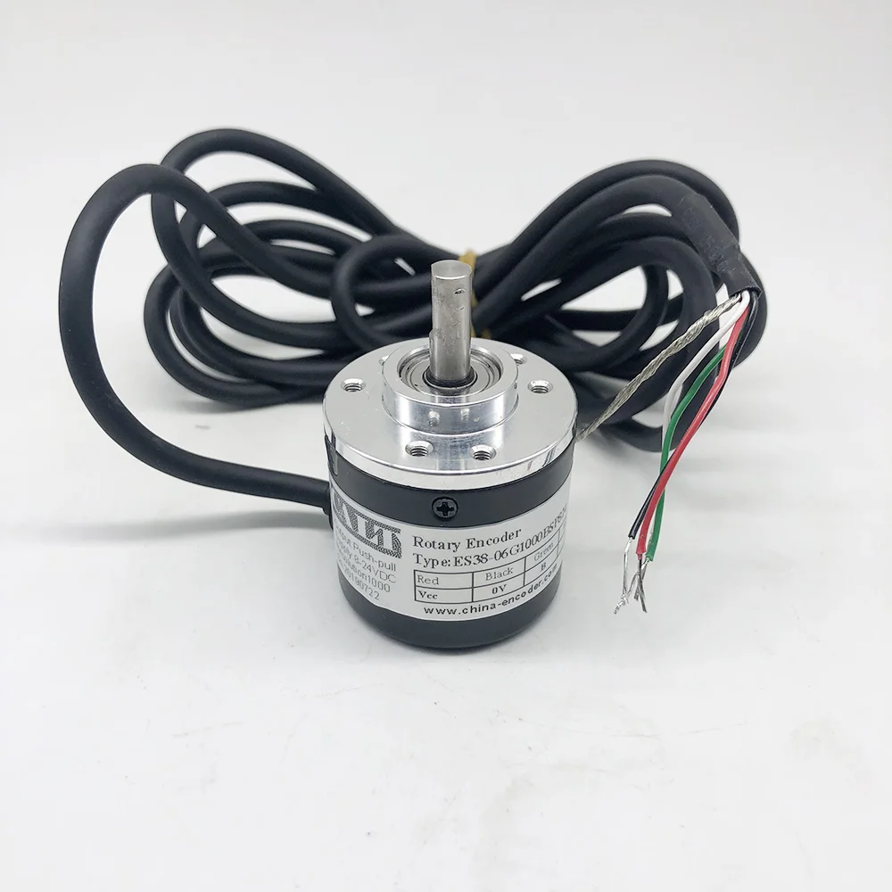 38mm Incremental Solid Shaft Rotary Encoder 8-24v Supply Npn Pushpull ...
