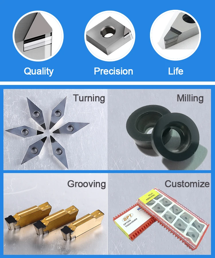 PCD Carbide Inserts - Precision for CNC Lathe Tools