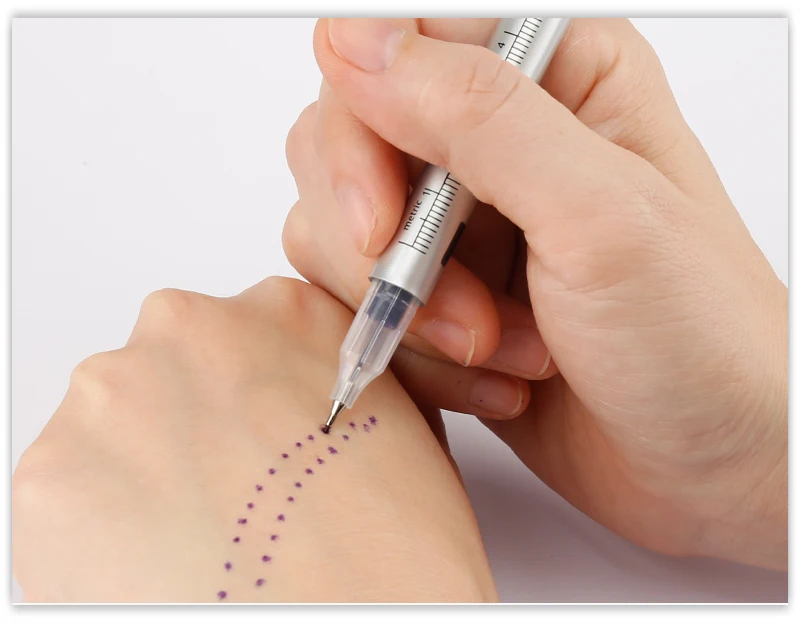 Convenient Practical 0.5mm 1mm Mark Surgical Skin Marker Pen
