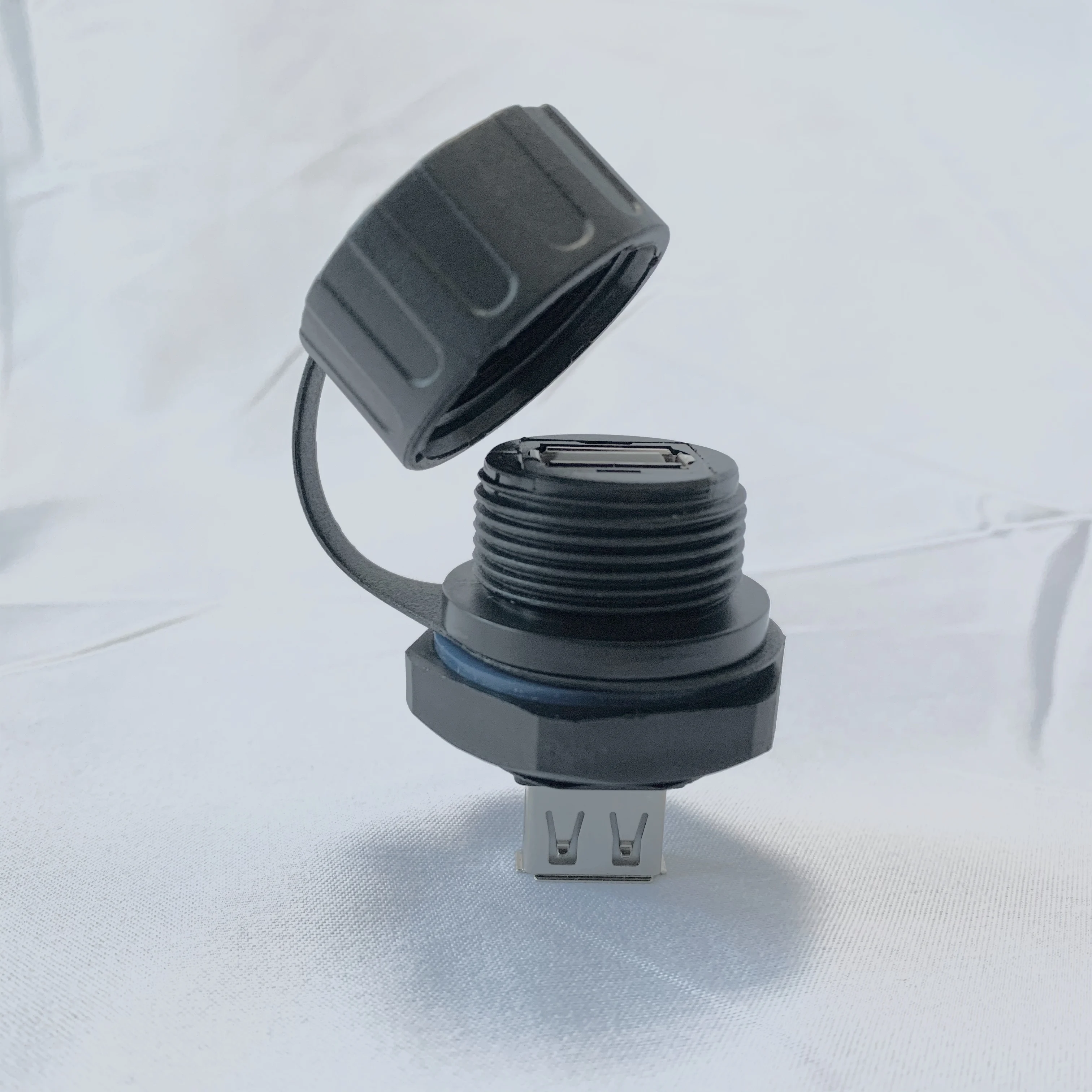 Micro Waterproof Coupler Ip67 Usb Connectors Female Panel Usb 2.0 ...