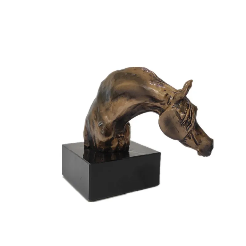 Polyresin Saudi Arabian Horse Head Sculpture Trophy