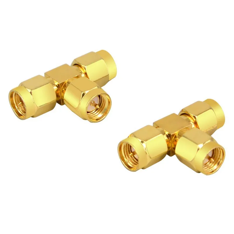 Best Rf Coaxial Sma Male To Sma Male Connectors 3 Way T Adapter Price ...