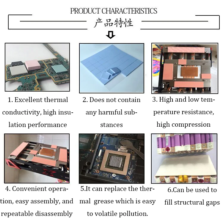 13w/mk Thermal Silicone Pad - Insulation & Heat Resistant