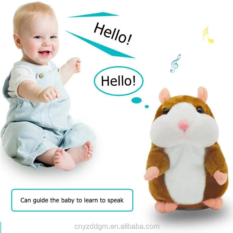 Talking Hamster Plush Toy - Recordable Fun for All Ages