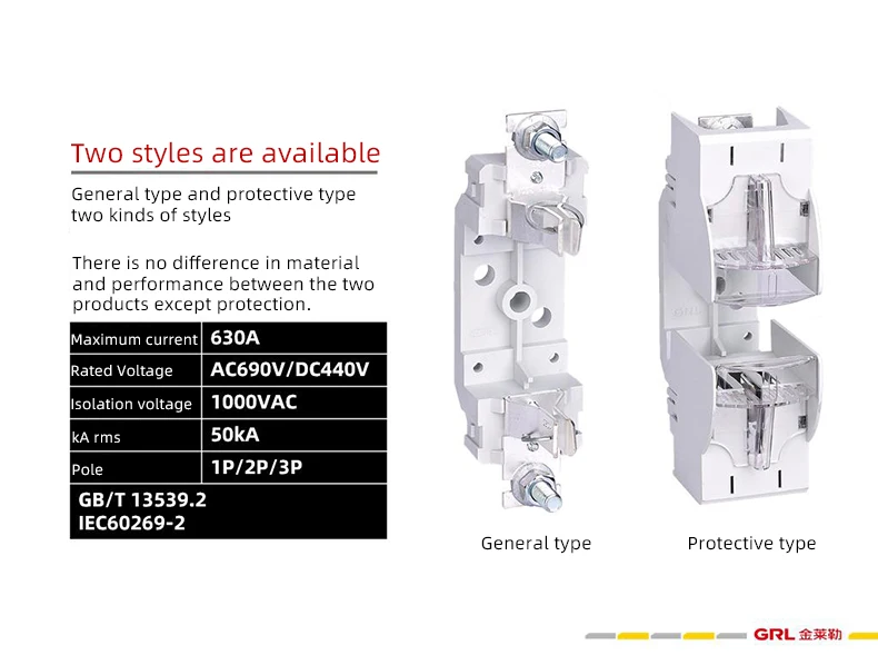 NH Fuse Holder NH2 160A 250A 400A - Reliable Industrial Solutions