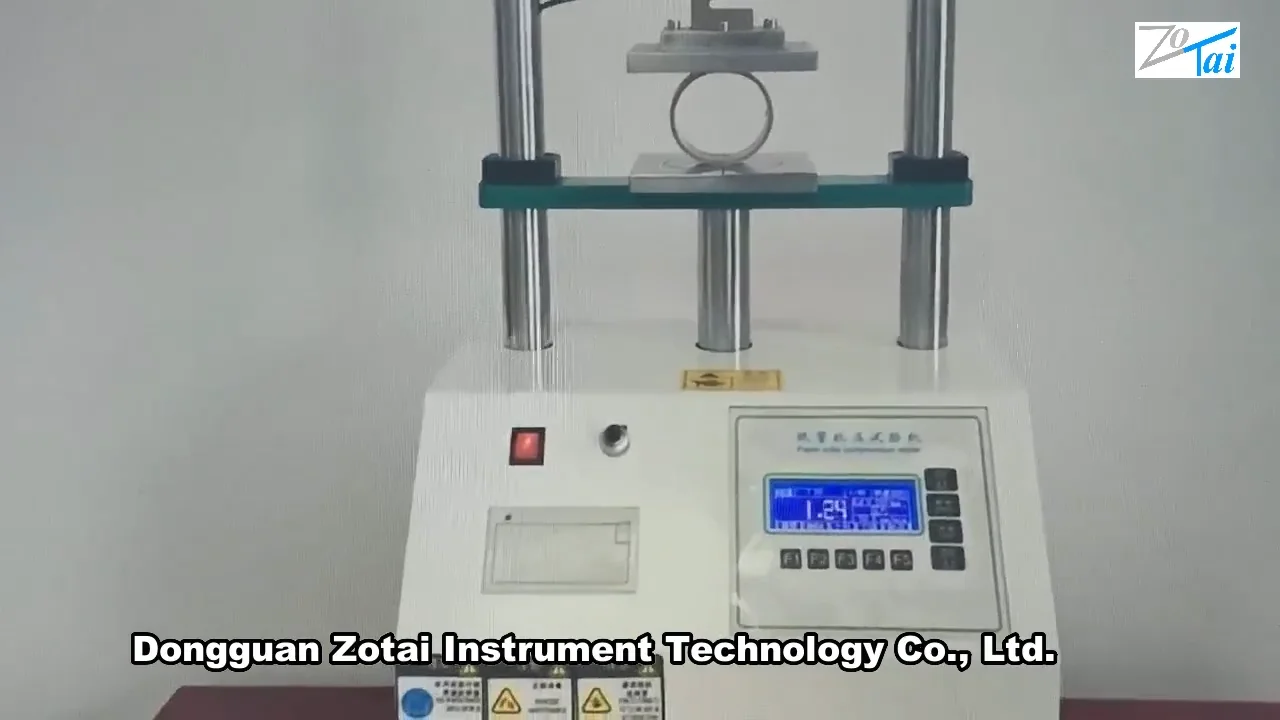 Paper Tins Compression Test Equipment,Paper Core Compression Strength ...
