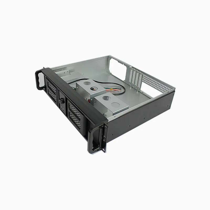 2U Micro ATX Rackmount Server Chassis for 4 HDDs