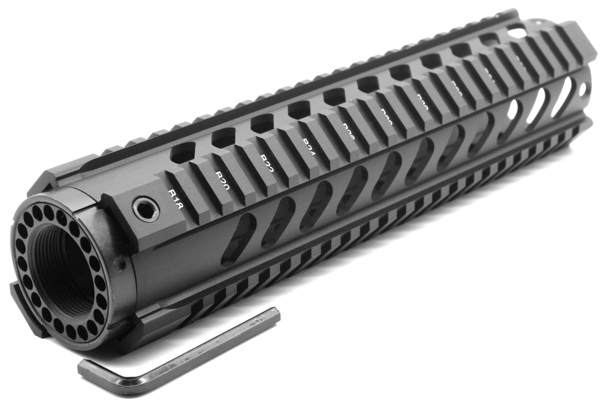 Aplus 10'' Black Quad Rail Ar15 M16 Handguard Picatinny Rail Mount ...
