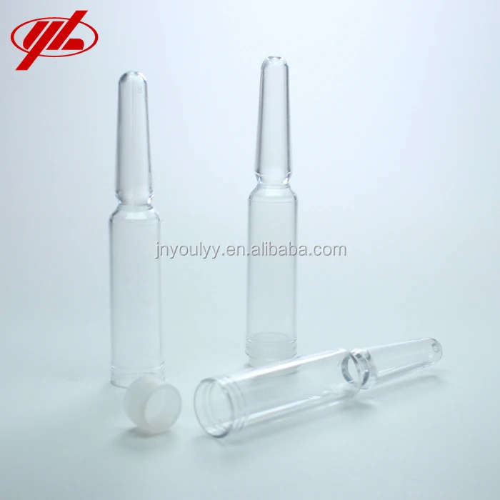 Wholesale 3ml Transparent Plastic PETG Ampoule for Cosmetics