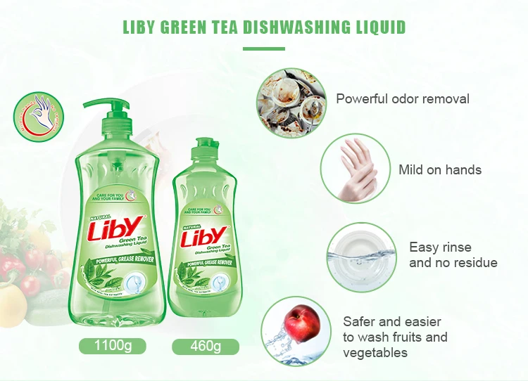 Liby Food Grade Dishwashing Liquid - 460g & 1100g