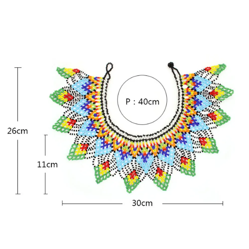 Zulu Beadwork Statement Necklaces - Traditional African Jewelry