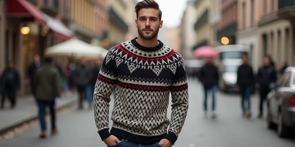 Cute Sweaters For Guys – Stylish 2025 Trends on Alibaba.com