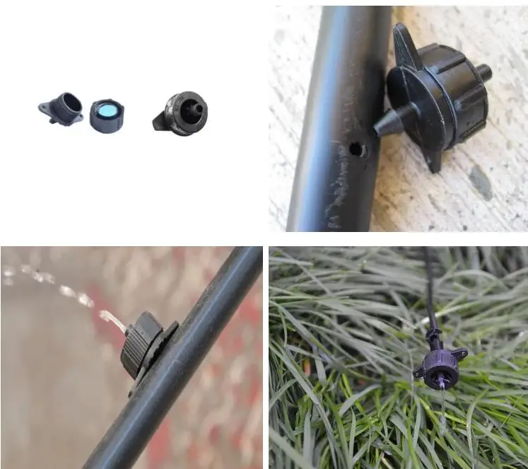 Self Cleaning Automatic Drip Irrigation System Adjustable Dripper For ...
