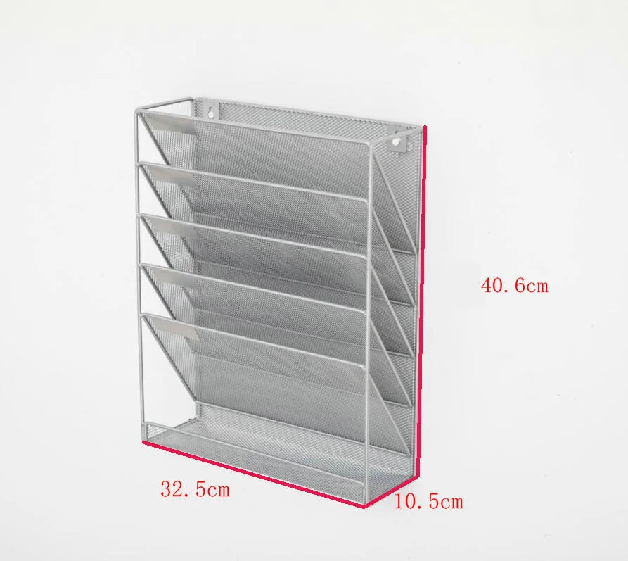 A4 Document Shelf,Five-storey Newspaper And Magazine Shelf,Office ...