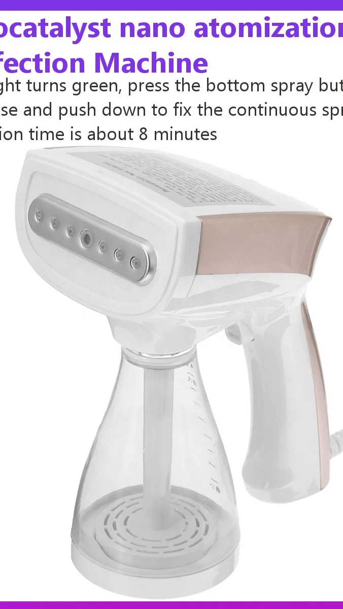 Mini Handheld Fog Sterilizer Machine Fogging Device Electrostatic Mist ...