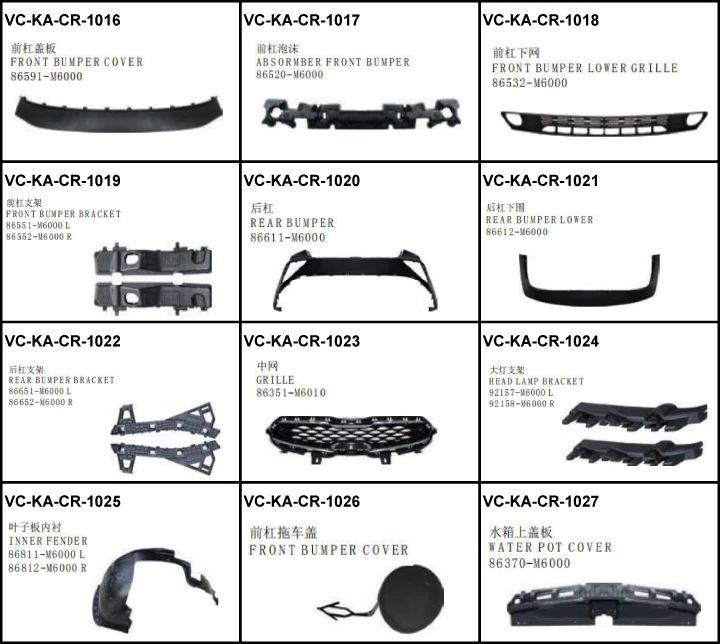 OEM 86532-M6000 for KIA CERATO 2019 AUTO CAR FRONT BUMPER LOWER