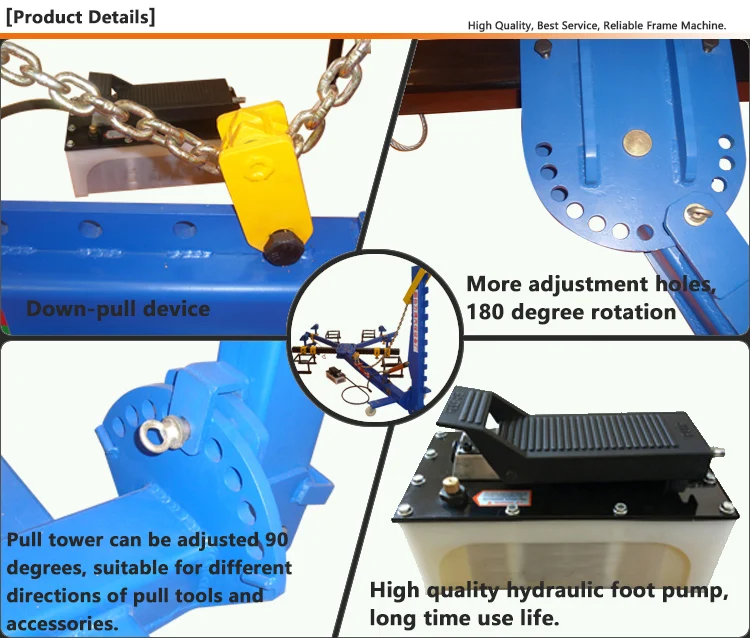 Portable Body Shop Equipment - Auto Frame Pulling Tools