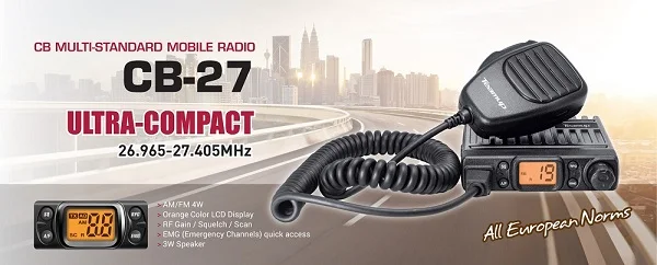 Teamup Factory 4watts Am/fm 27mhz 136-174mhz 400-470mhz Handheld Cb ...