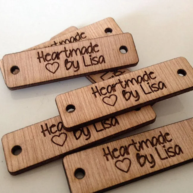 Wholesale Custom Engraving logo Wood Labels Tags| Alibaba.com