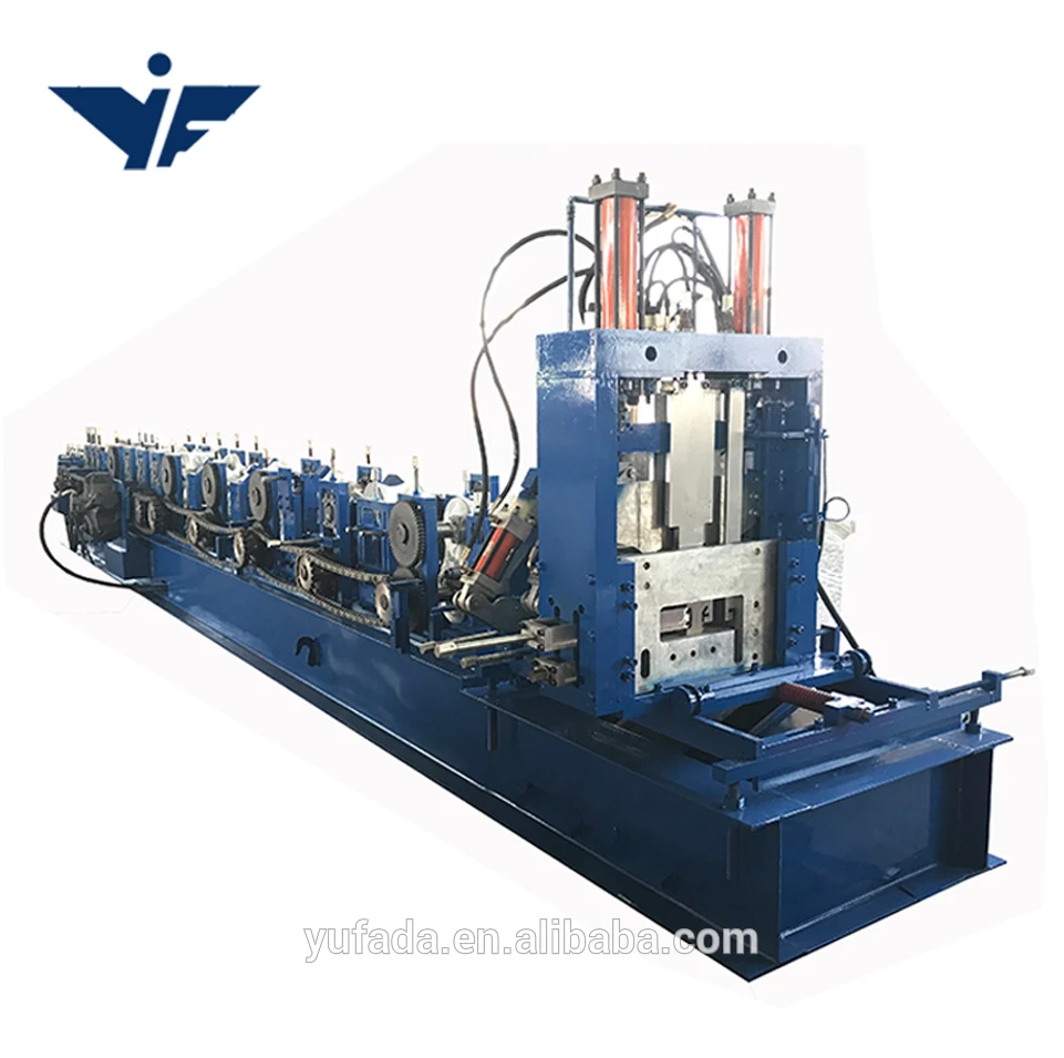 High-efficiency C-shaped Steel Purlin Color Steel Plate Automatic ...