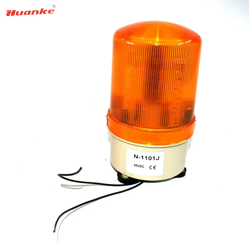 Orange Color 48v LED Flash Rotary Warning Light - 1 Year Warranty
