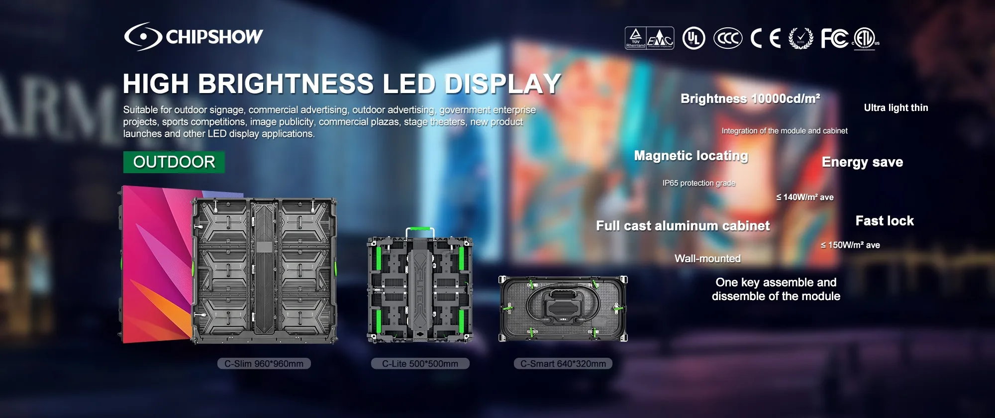 Shenzhen Chip Optech Co., Ltd. - LED Display, LED Screen