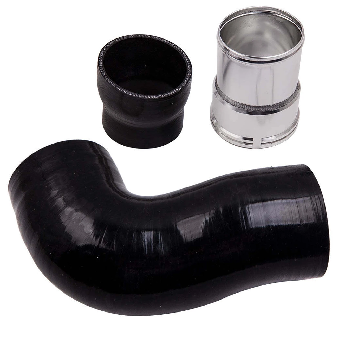 Polished Cold Side Intercooler Pipe Upgrade Kit 2011-2016 Ford 6.7l ...