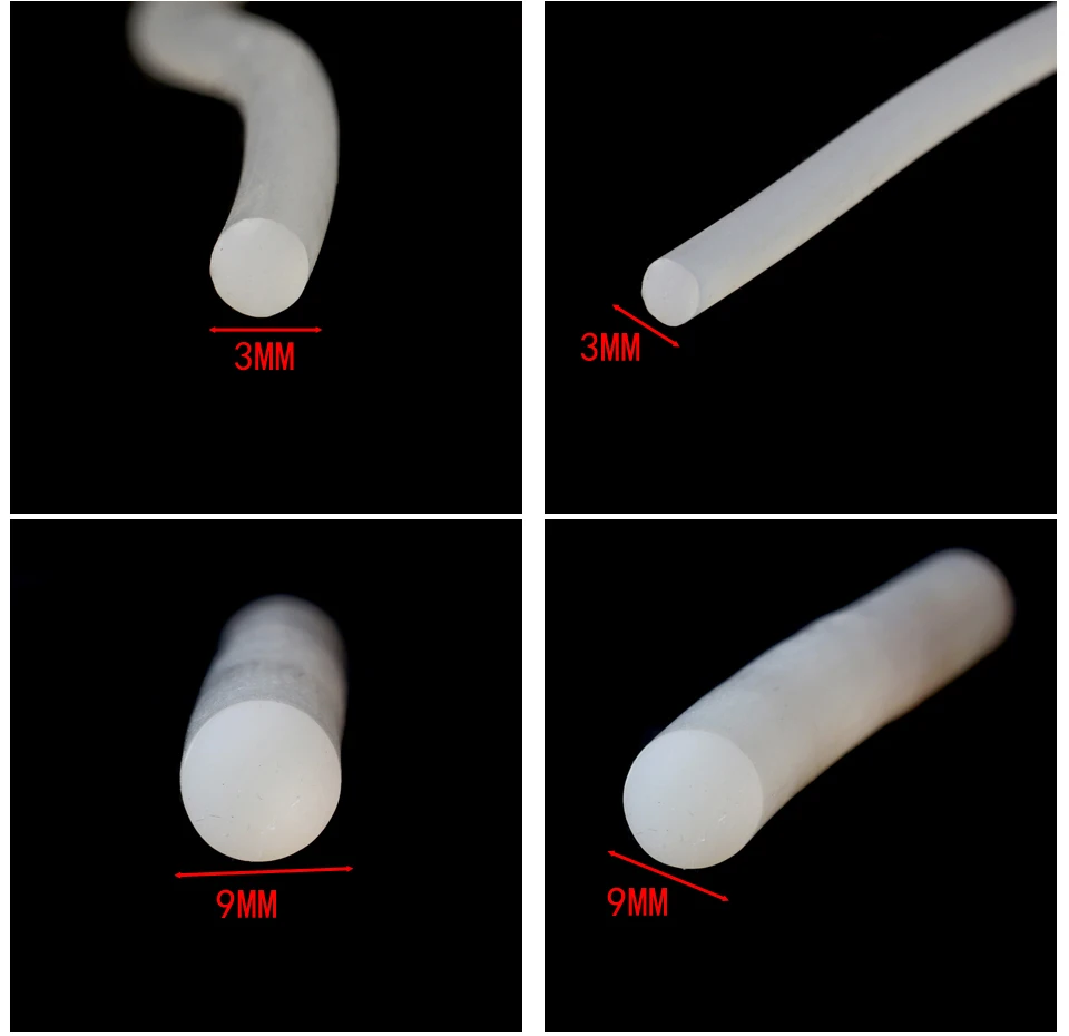 Suppliers Full Size Avalliable Silicon Rope Round Extruded Solid ...