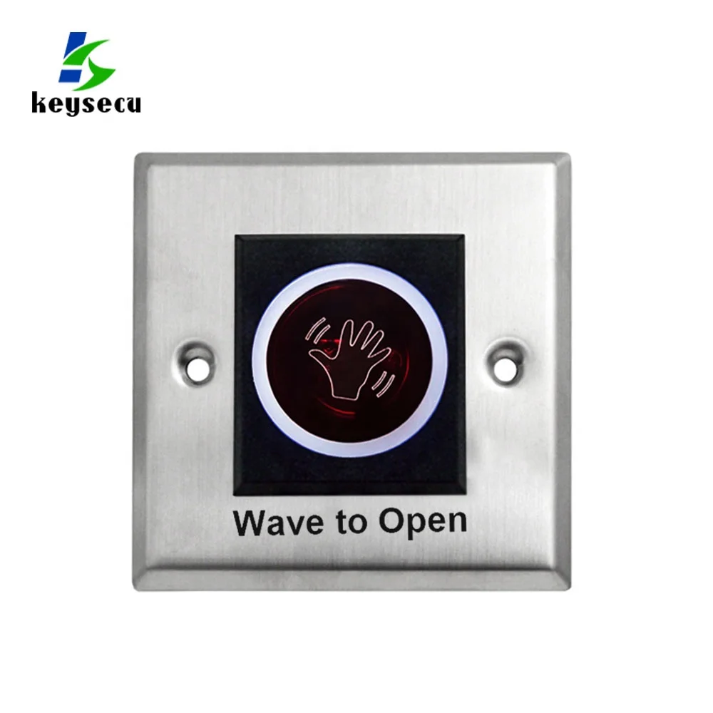 Keysecu Infrared Touchless Wave To Open Door Sensor Release Exit Button ...