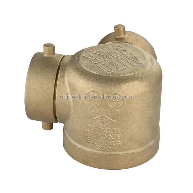 Fire Dept Connection - Durable Brass, UL/FM Certified