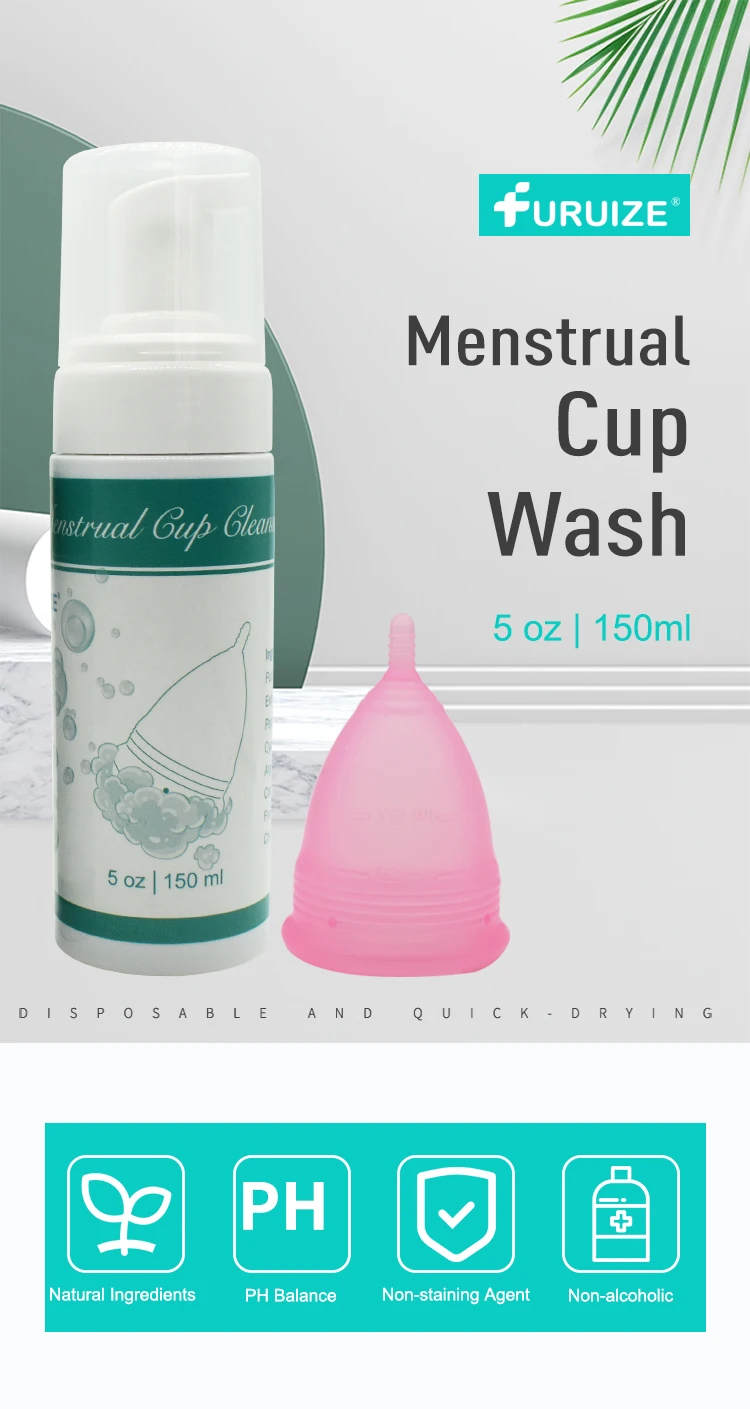 Free Sample Menstrual Cup Foam Cleaner To Clean Copa Menstrual Cup Wash ...