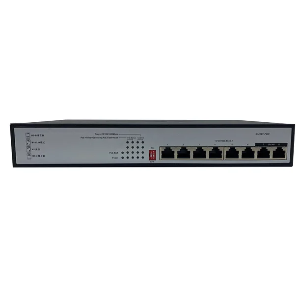 H3c S1208v-pwr S9g-p 8-port Gigabit Poe Power Supply Switch Iron Shell ...