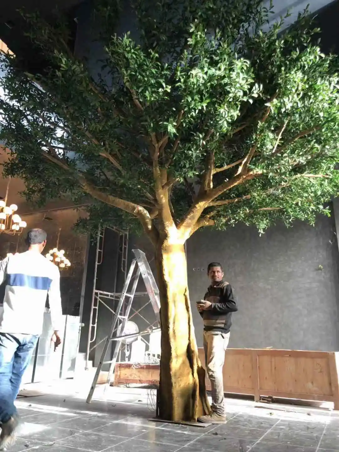 400cm High Fiberglass Olive Trees - Perfect for Landscaping