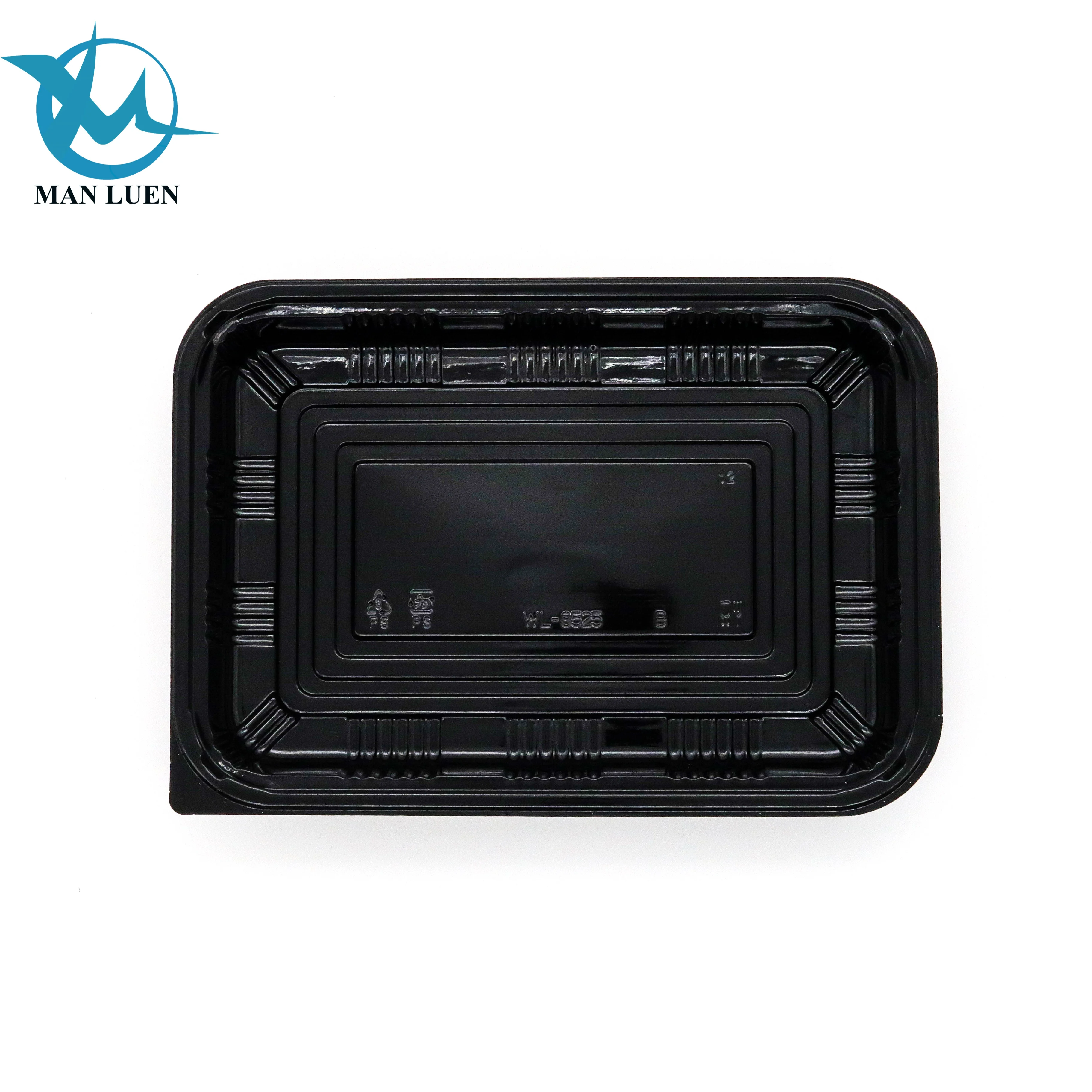 Plastic Food Take Out Box Black Sushi Packaging - Buy Clear Plastic ...