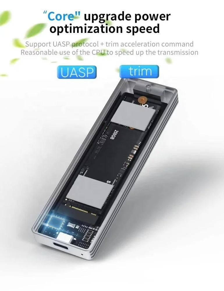 Usb3 Mac Book Ssd Enclosure M.2 Sata To Usb 3.1 Ssd Housing Type C Case ...