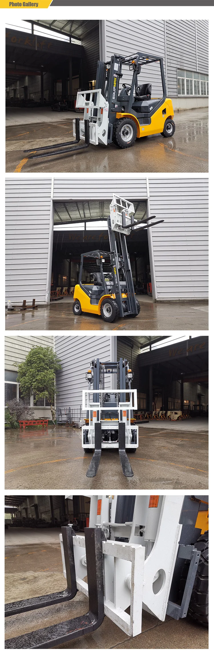 Forklift Attachment - Hinged Fork Carriage for Diverse Uses