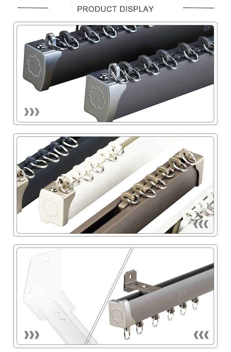 China Cord Operated Heavy Duty Double Aluminium Profile Criling Glides ...