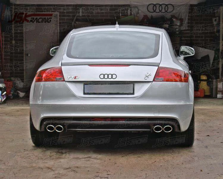 TTS STYLE CARBON FIBER REAR BUMPER DIFFUSER (T4) FOR 2008-2014 AUDI TT ...