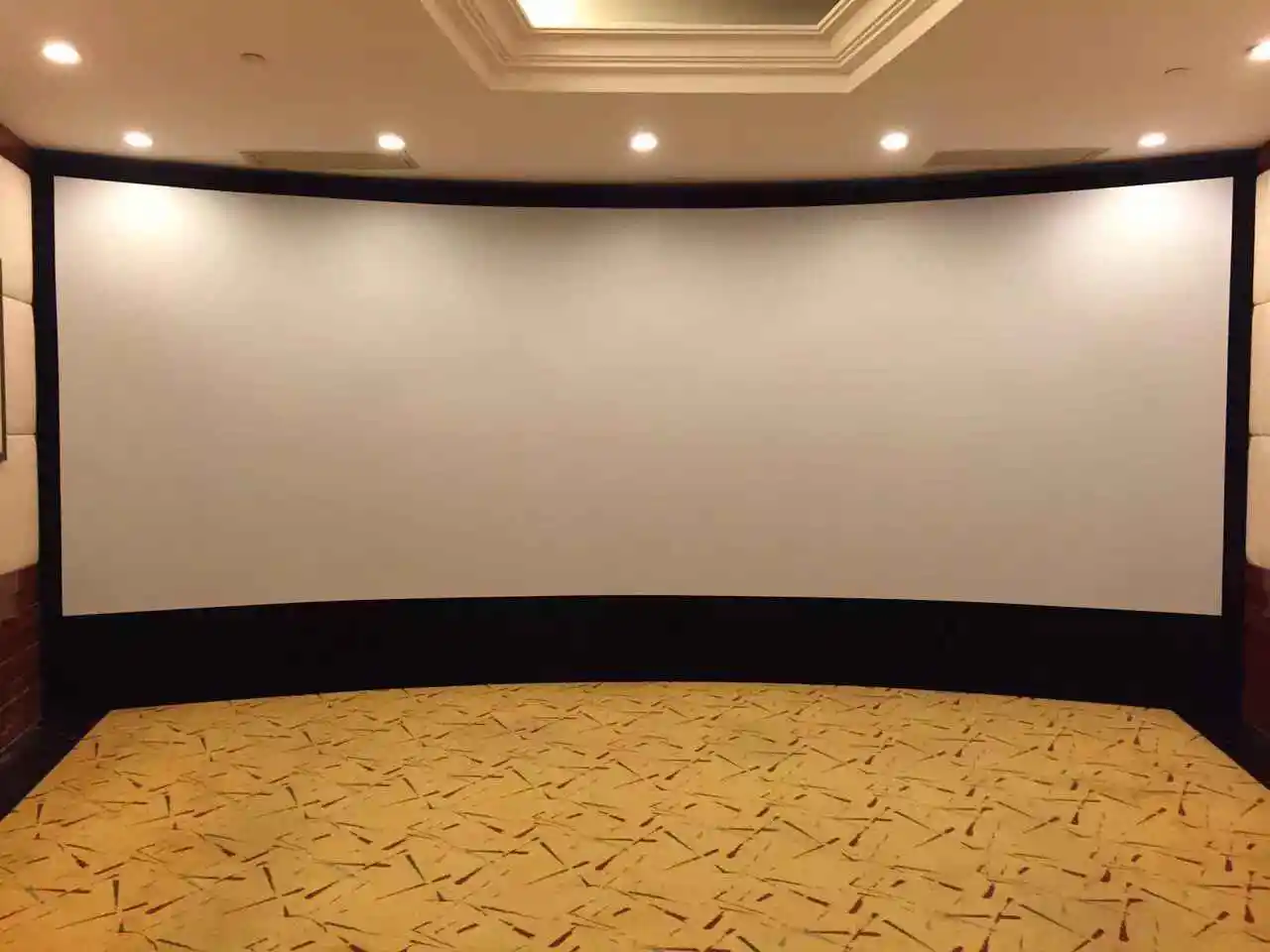 180-350 Inch Curved Projection Screen - 180 Degree View Angle