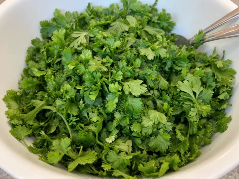 Fresh to Dried Parsley Conversion Guide